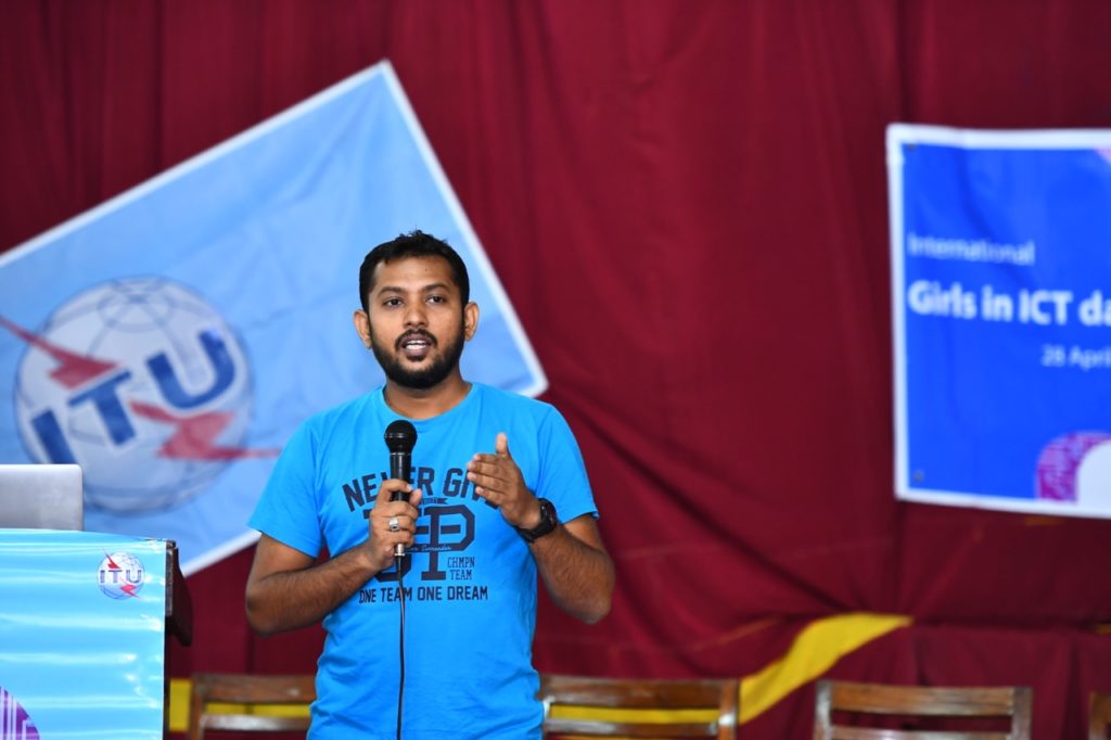 Girls in ICT day 2016 - Jaffna organized by TRCSL - Haneez Haroon